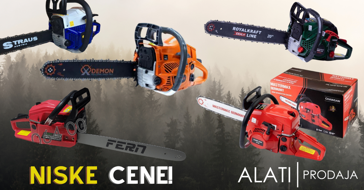 Lančane testere - Alati Prodaja - Prodaja original novih testera